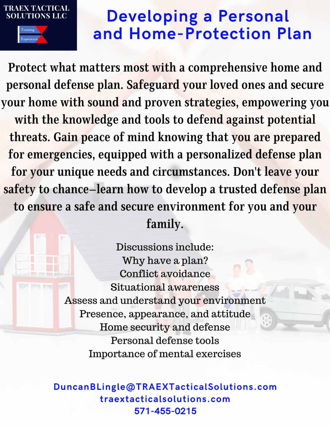 USCCA Developing a Home and Personal Defense Plan - TRAEX Tactical ...