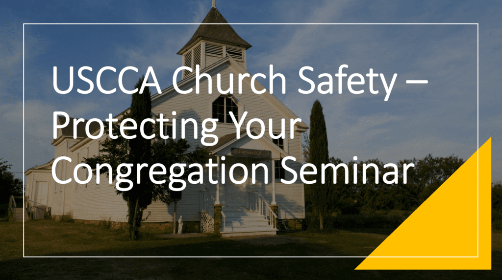 USCCA Church Safety Protecting Your Congregation - TRAEX Tactical ...